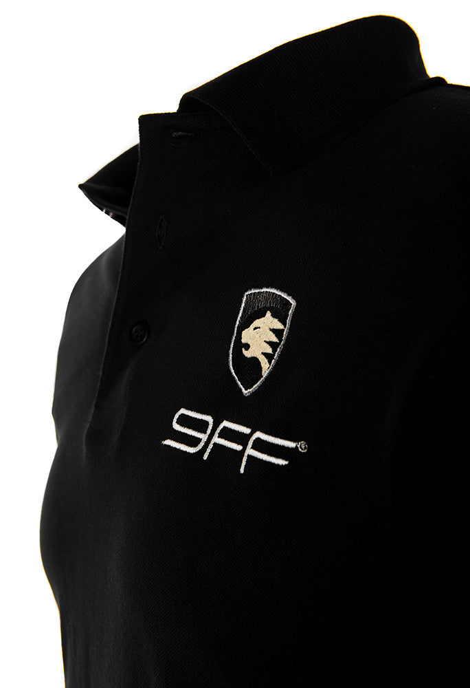 9FF polo shirt with embroidered logo – 9FF Online Shop